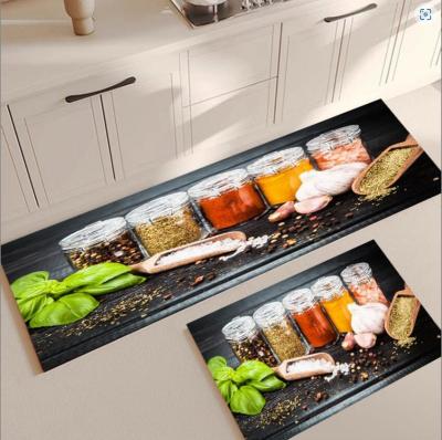 Cina Kitchen Seasoning Oil Absorbent Floor Mat For 40*160cm in vendita