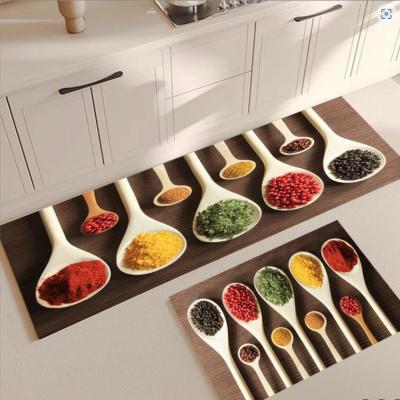 Cina Kitchen Seasoning Oil Absorbent Floor Mat For 40*160cm in vendita