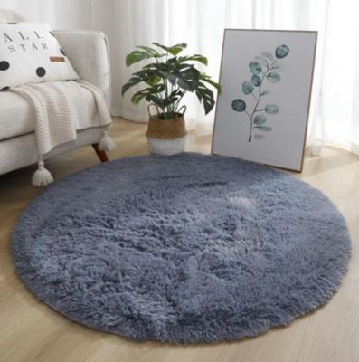 Cina Circle Silk Woollen Mixed Knitting Carpet Bedroom, Living Room Carpets in vendita