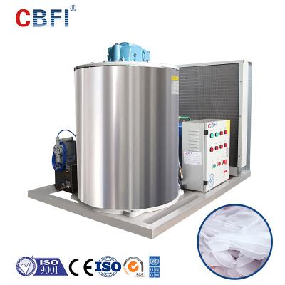 China 2 toneladas de la escama de máquina de hielo portátil completamente automática para las pequeñas máquinas de la industria de la industria pesquera en venta