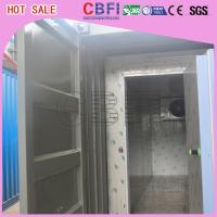 China Scroll Compressor Container Cold Room Air Cooling Freezer 40-45kg/m3 PU Panel for sale