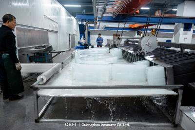 China 120 de gelo toneladas de aço inoxidável da máquina do bloco 20 do cubo toneladas de máquina de gelo à venda