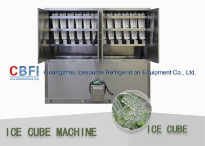Cina 1 tonnellata - macchina raffreddata ad acqua del cubetto di ghiaccio da 20 tonnellate con il materiale dell'acciaio inossidabile 304 in vendita