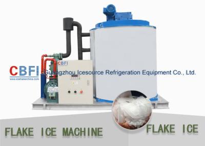 China Máquina de gelo de aço inoxidável do floco do ISO 304 com o compressor de Alemanha à venda