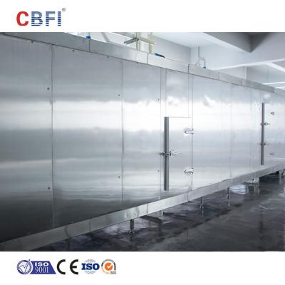 Cina Congelatore rapido industriale di getto di aria del congelatore del tunnel di 1000KG/H IQF in vendita