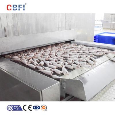 Cina Carota Cubes Iqf Blast Flash Congelamento rapido Macchina Iqf Tunnel Freezer in vendita