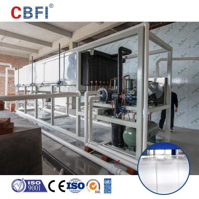 Cina 10 tonnellate al giorno Macchine per il ghiaccio a blocchi ad alta efficienza per la conservazione del cibo da pesca in vendita