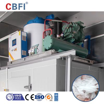 China Thick Scale Flake Ice Maker Machine For Fishery Industry Making Ice Machine for sale
