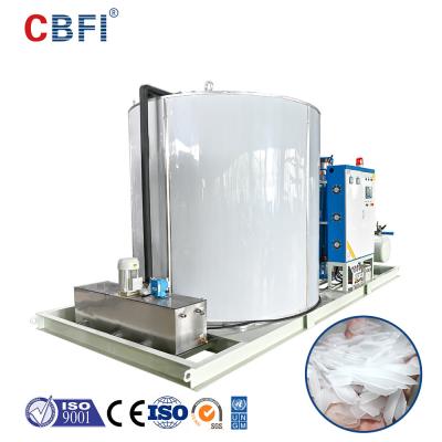China 30 ton dagelijkse capaciteit schilferijsmachine Industriële schilferijsmaker voor visserij Te koop