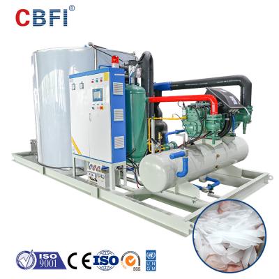 China 30 ton dagelijkse capaciteit schilferijsmachine Industriële schilferijsmaker voor visserij Te koop
