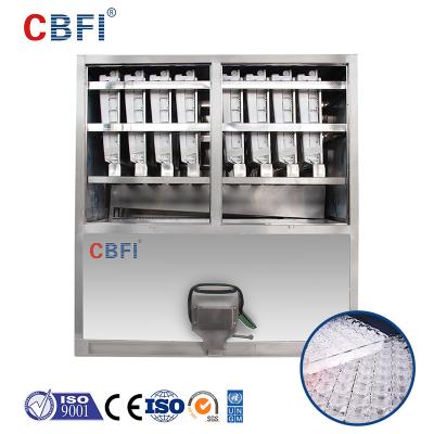 Cina Macchina automatica commerciale ad alto rendimento della macchina per ghiaccio del cubo di grande capacità del quadrato 2000kg 3000kg/24hr grande in vendita