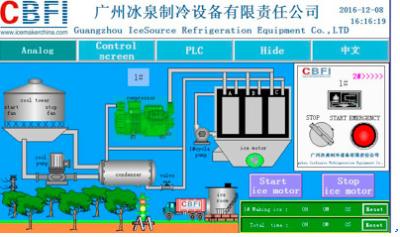 Cina Ghiaccio del cristallo dell'acciaio inossidabile 304/refrigerante commestibile della macchina R507 del creatore del cubetto di ghiaccio in vendita
