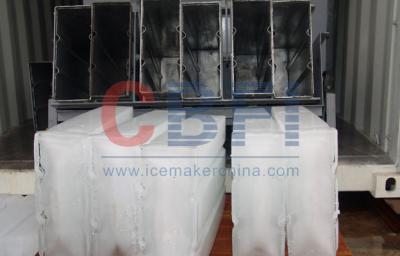 Cina 20 tonnellate per macchina del blocco di ghiaccio dell'industria della pesca di giorno, macchina industriale della macchina per ghiaccio in vendita