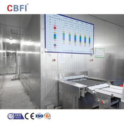 Cina Congelatore continuo di spirale di scoppio del tamburo del gelato della macchina di congelamento di R404A Iqf doppio in vendita