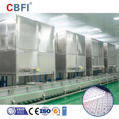 China Aangepaste industriële ijsblokjesmachine van 5 ton voor CBFI-ijssysteem Te koop
