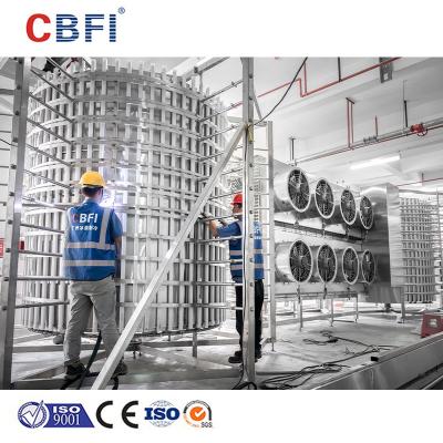 Cina Controllo PLC a doppia spirale del congelatore rapido 200 kg/H-10000 kg/H in vendita