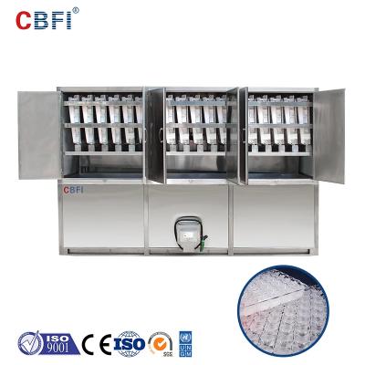 Cina Macchina per cubetti di ghiaccio ad alte prestazioni 38*38*22 mm Dimensione del cubo di ghiaccio Basso rumore in vendita