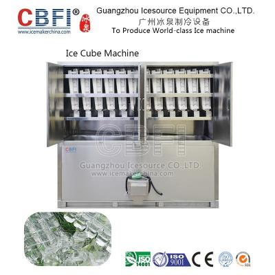 Cina Grande acciaio inossidabile risparmio energetico della macchina del ghiaccio del cubo da 5 tonnellate direttamente che si raffredda in vendita