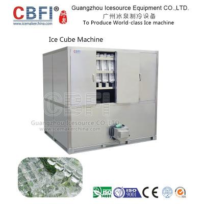 Cina Grande acciaio inossidabile risparmio energetico della macchina del ghiaccio del cubo da 5 tonnellate direttamente che si raffredda in vendita