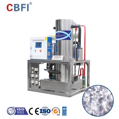 中国 統合構造 3.5kWチューブアイスマシン 28.3kw 冷却容量と 30~55mm 氷の長さ 販売のため