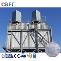 China Rake Structure Flake Ice Making Machine 0.5-10 Ton 24H Hanbell Screw Compressor for sale