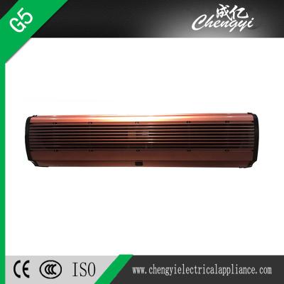 China Fashion Design Red Color Cross Flow Air Curtain Door for High Grade Restaurants for sale