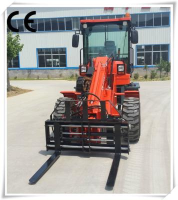 China loader TL1500 wheel loader specs with pallet fork for sale