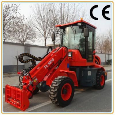 China Multifunction construction machine TL1000 articulated backhoe loader for sale