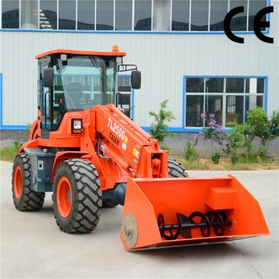 China Best selling front loader TL2500 wheel loader with telescopic boom for sale