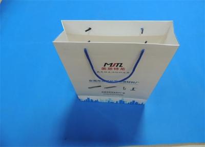 China Large Custom Logo C1S Paper Bag Printing , Environmentally Friendly Shopping Bags for sale