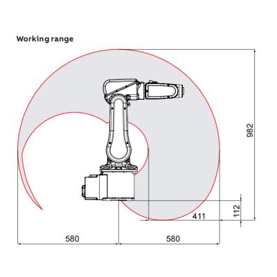 Cina IRB120 ha usato la scelta ed il posto del carico utile 3kg del robot di ABB come macchina dell'Assemblea in vendita