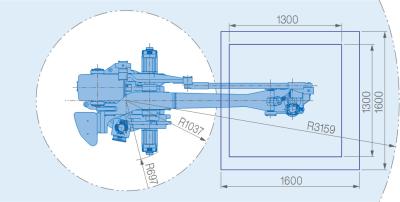 Cina 4 scelta del braccio YASKAWA MPL160-100 II del robot di asse e robot industriale usati del braccio del carico utile 3159mm della macchina 100kg del posto in vendita