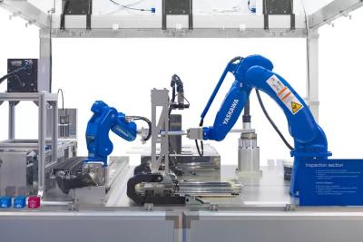 China Oogst en Plaats Gebruikte Yaskawa-Robot0.5kg Nuttige lading 350mm Wapenrobots Te koop