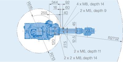 中国 使用された6軸線YASKAWA GP180は機械2702mm腕の工業用ロボットを選び、置く 販売のため