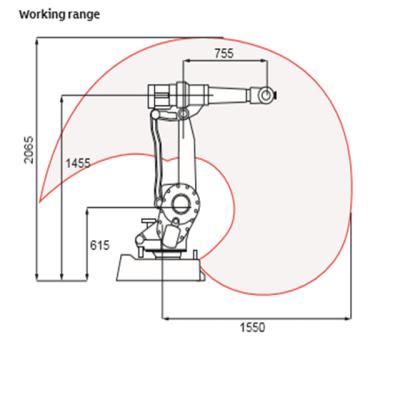 Cina ABB usato che lucida il braccio robot del robot di IRB 2400 con 6 robot di lavoro industriali di asse in vendita