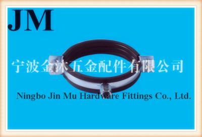 Cina morsetto di tubo di gomma spesso da 1,5 millimetri con la dimensione a 4 pollici bianca di trattamento di superficie dello zinco in vendita