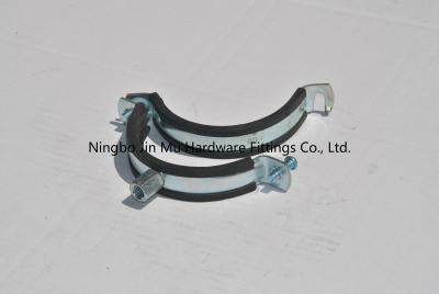 China Heavy Duty Vertical Pipe Support Clamps With Zinc Plated Surface M8 / M10 Nut Connect for sale
