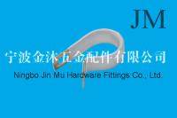 China 12 mm Bandwidth R Type Cable Clamp for Fixing Cable Hose , Round Head Type for sale