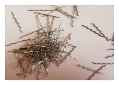 China Cold Drawn Micro Steel Fiber 304 Stainless Waved For Segment for sale