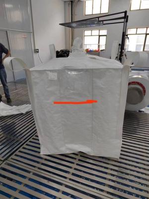China Cross Corner 2205 Lbs Baffle Fibc - Durable Heavy Duty Bulk Bag for Industrial  for sale