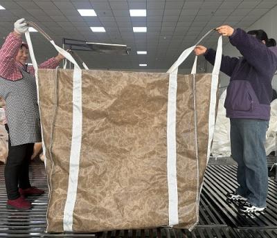 China Polypropylene Big Bag FIBC Open Top Duffle Top and Custom Printing for Filling Needs for sale