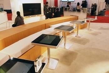 China Options 21.5inch Interactive Touch Screen Coffee Table with Max Resolution 1920*1080P for sale