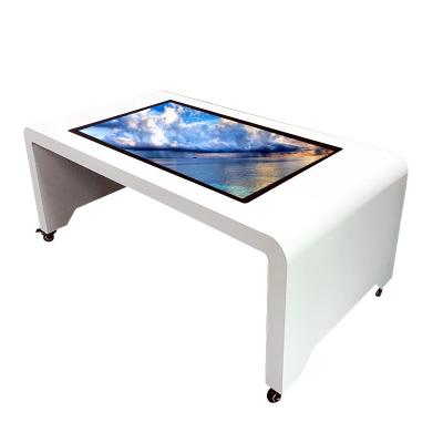 Cina Supporto multilingue LCD digitale touch screen interattivo Tavolo da caffè per le imprese in vendita