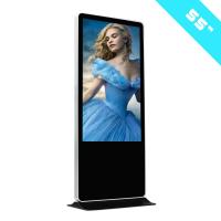 China Interactive Infrared Touch 55 Inch Floor Standing LCD Display Capacitive Touch Screen for sale