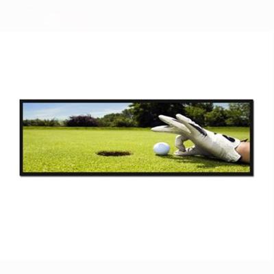 Cina Supermercato 32 pollici Creative Ultra Wide Shelf Edge Digital Signage Stretched Bar Lcd Monitor Strip in vendita