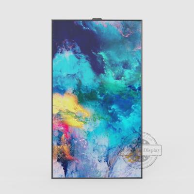 China 65inch Vertical Digital Signage Window Display Tft LG Screen 2500nits Shop Window Display for sale