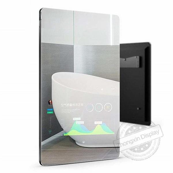 Wall Mounted Android Wifi Smart Magic Mirror Fitness Digital Signage 50inch