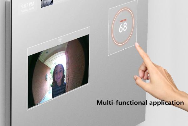 Wall Mounted Android Wifi Smart Magic Mirror Fitness Digital Signage 50inch