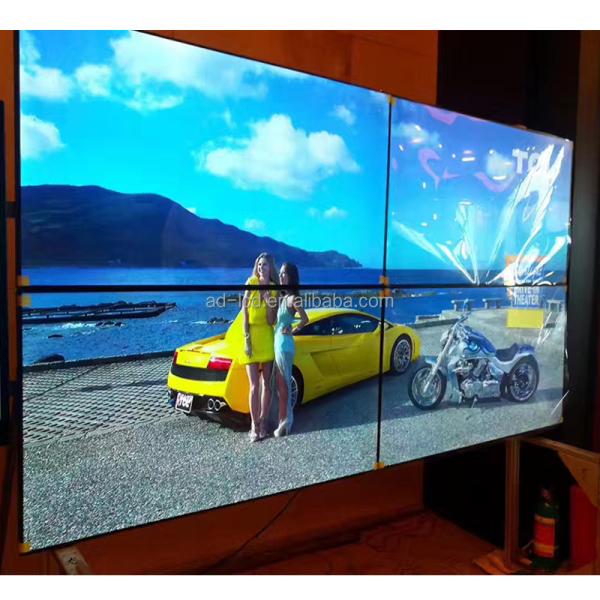 65inch 3.5mm bezel LCD Screen LED Back Light Panel Type 1920x1080 FHD 4x4 Video Wall for Outdoor Advertising