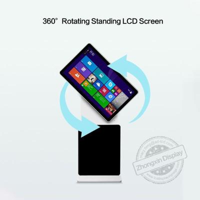 Cina 43inch 360 degree Rotating Standing LCD Digital Signage Floor Stand LCD Touch Screen Advertising Display 43inch Monitor in vendita